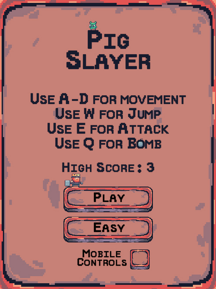 Pig Slayer by gamedevcat2