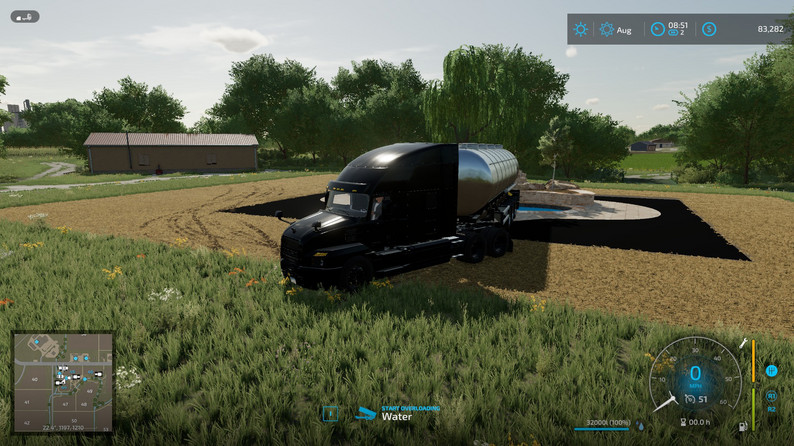 FS22 - Fillable Pool by Squigglze