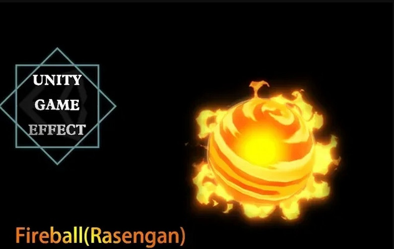 Unity Game Effect(VFX) -Fireball by Eric Wang_Unity VFX Artist
