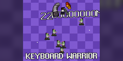 KEYBOARD WARRIOR by croewens