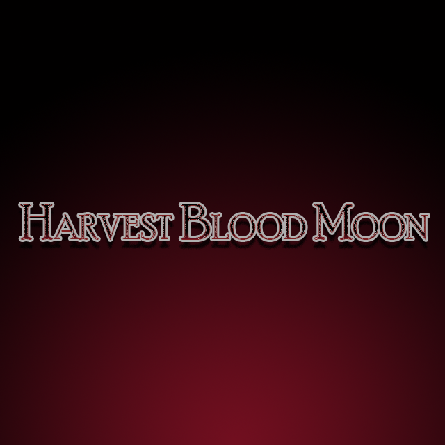 Harvest Blood Moon by evandowning