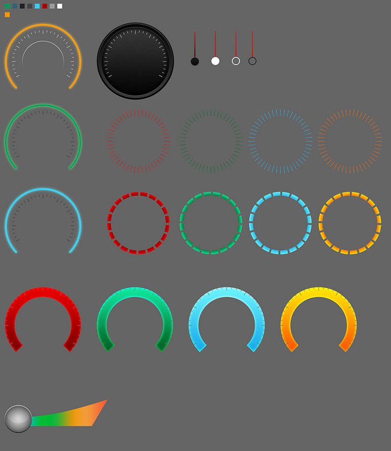 Racing UI Speedometer Pack by Abstergo Design