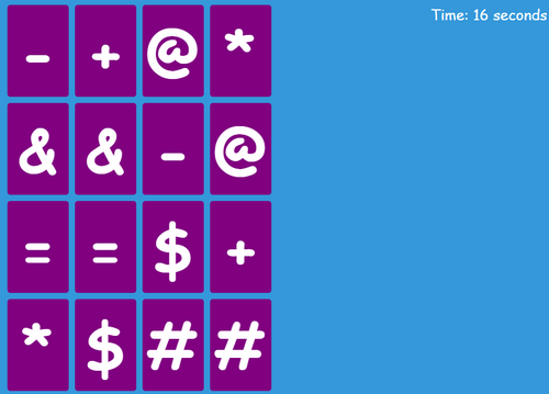 IQ Test Card Game (symbols) - IQ Test Card Game (symbols) by Saifu.lk