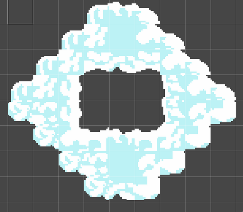 Free 16x16 Cloud Tilemap Topdown RPG by rone3190