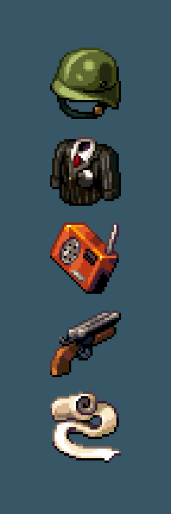 Pixel RPG Icons Survival Horror 32×32 by Thomas Feichtmeir "Cyangmou"