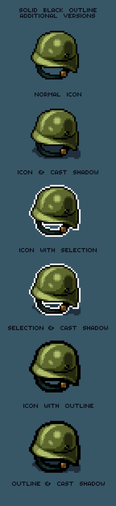 Pixel RPG Icons Survival Horror 32×32 by Thomas Feichtmeir "Cyangmou"