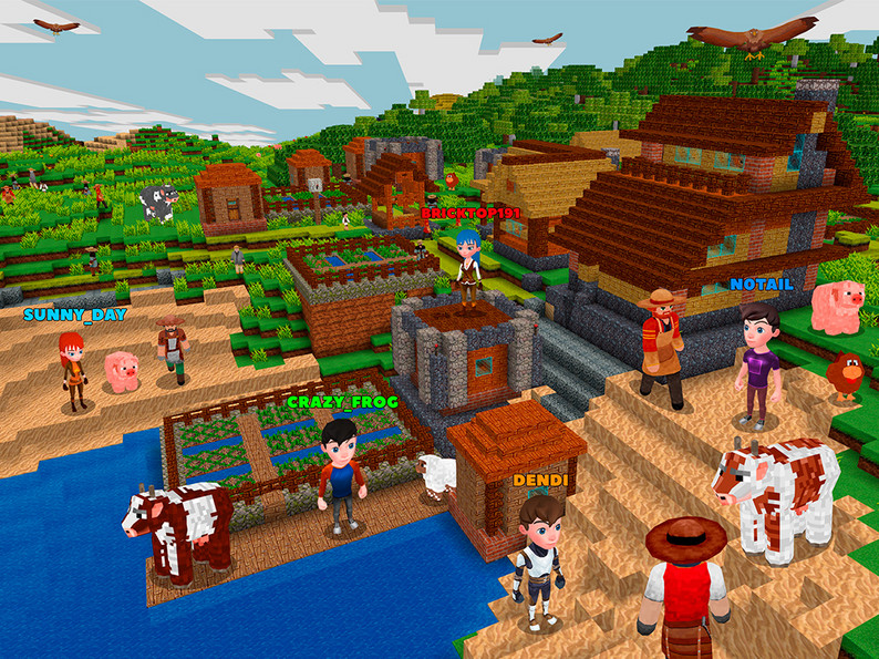RealmCraft 3D Free with Skins Export to Minecraft by Tellurion Mobile Games