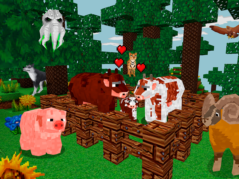 RealmCraft 3D: Free Block Building Game with Skins Export to Minecraft ...