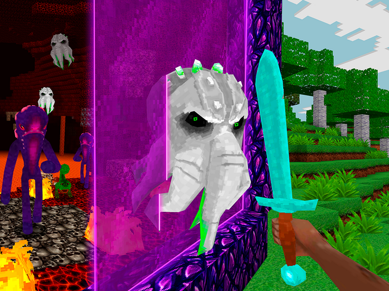 RealmCraft 3D: Free Block Building Game with Skins Export to Minecraft ...