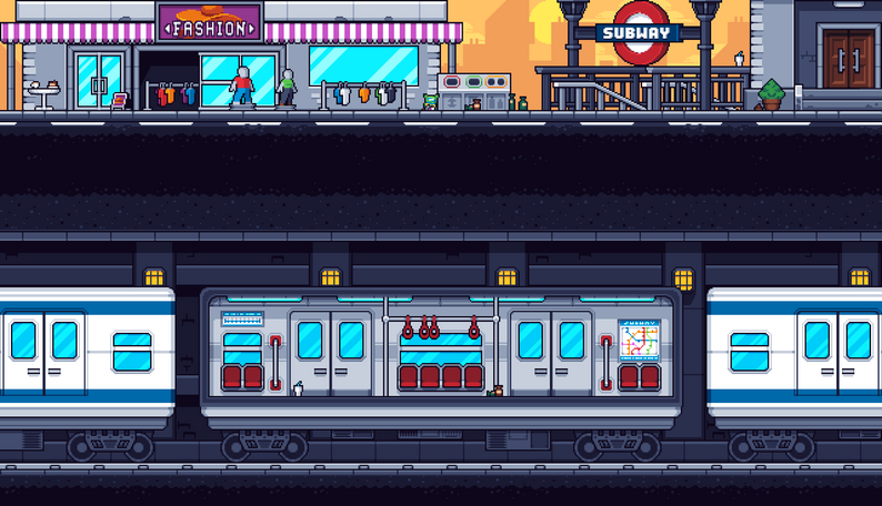 City Street 2 Tileset Pack by Mucho Pixels