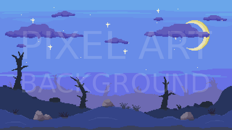 Parallax Pixel Art Backgrounds Pack #2 by Arludus