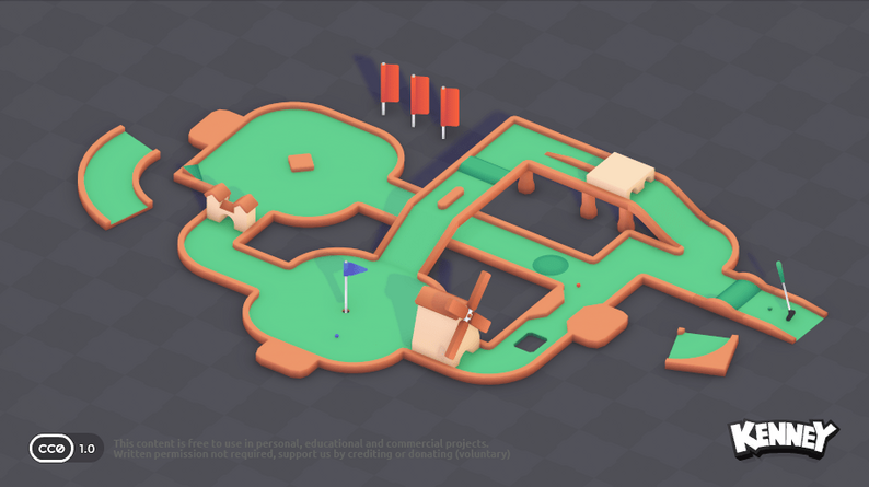 Minigolf Kit by Kenney (Assets)
