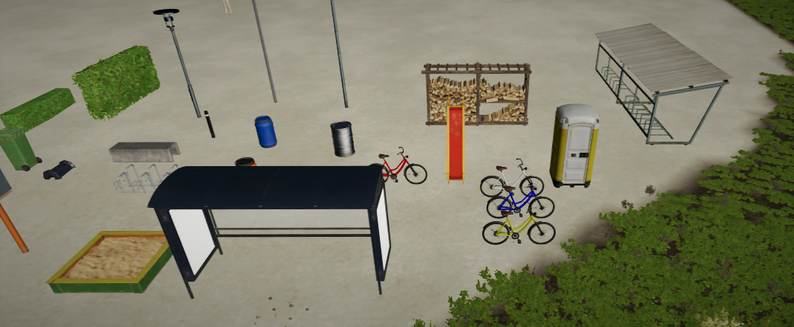 FS19 Alpine Props IN-GAME by RoaderSIMModding