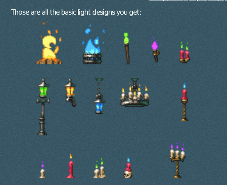Pixel Side-Scroller - 60 Animated Light Props by Thomas Feichtmeir ...