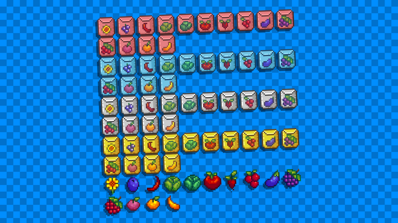 Crops with Stages 02 [Farming Game] by ELV Games