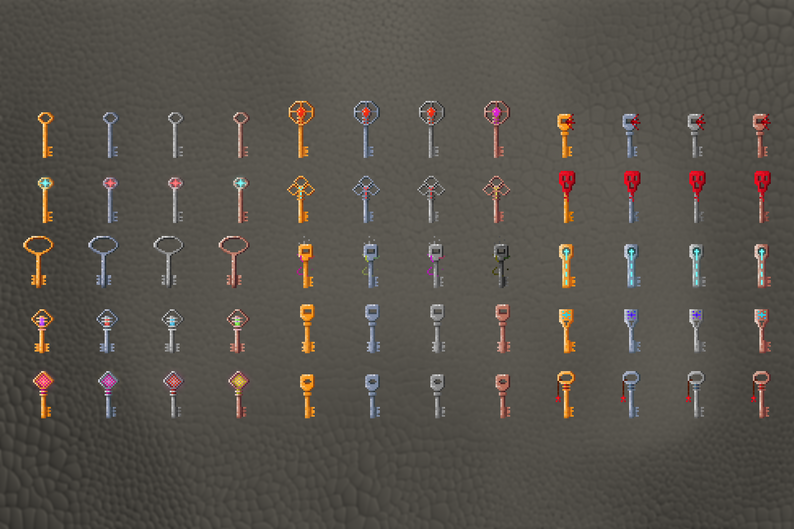 FREE Pixel Art Key Pack - Animated by karsiori