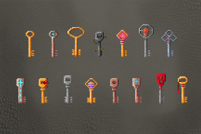 FREE Pixel Art Key Pack - Animated by karsiori