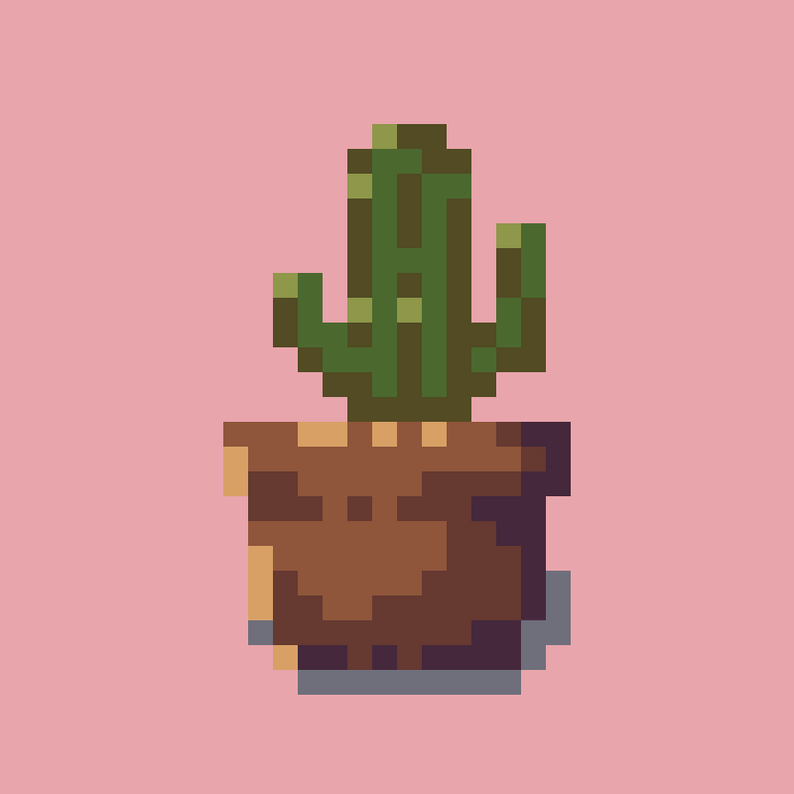 Potted plants and flowers pack (32x32) by Pooklea