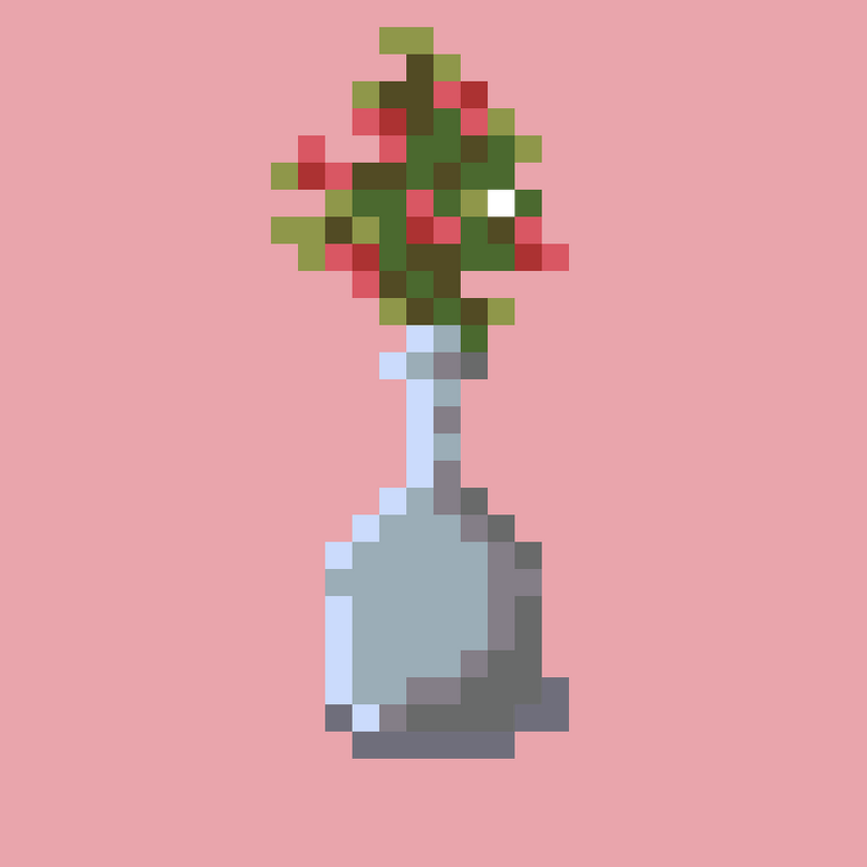 Potted plants and flowers pack (32x32) by Pooklea