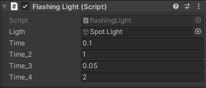 Flashing Light Script - Unity3D by Gerardo Rodriguez