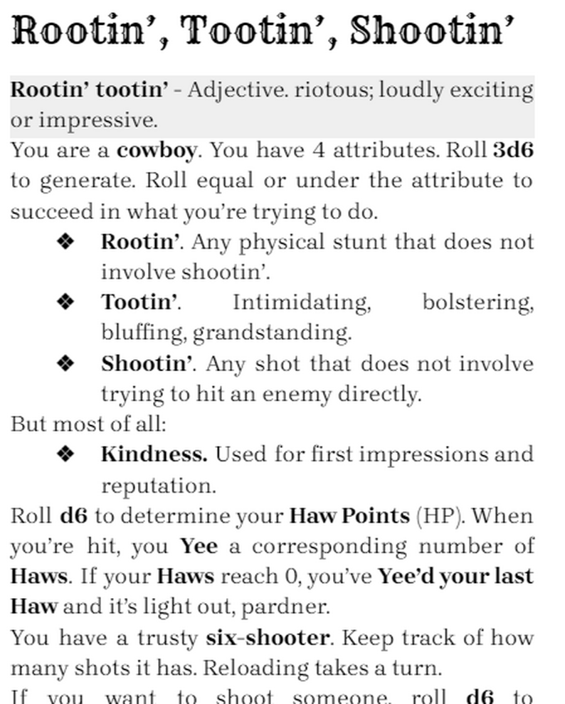 Rootin', Tootin', Shootin' by Dice Goblin Games