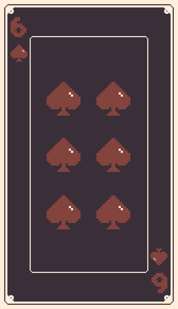 Pixel Playing Cards (Dark Mode) by lumeish
