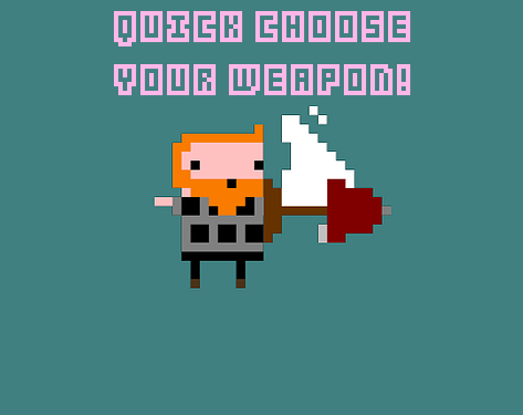 Quick! Choose Your Weapon! by ILoveToJam