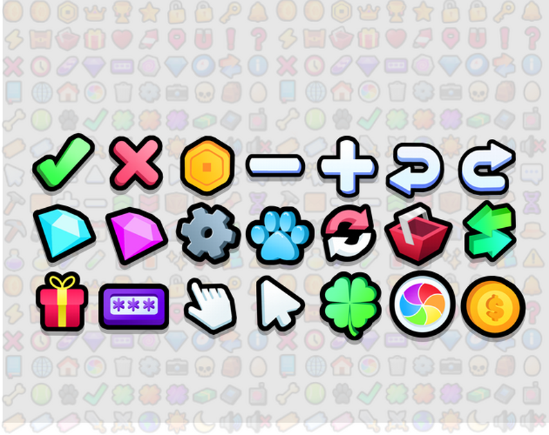 FREE cartoon icon pack by MozertGFX