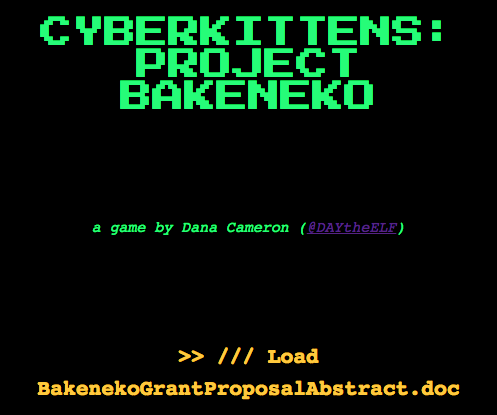 CYBERKITTENS: Project Bakeneko by Dana CatCatCat: catpurrsand games