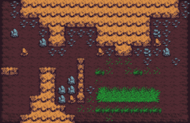 Cave tileset by GrayCatGames