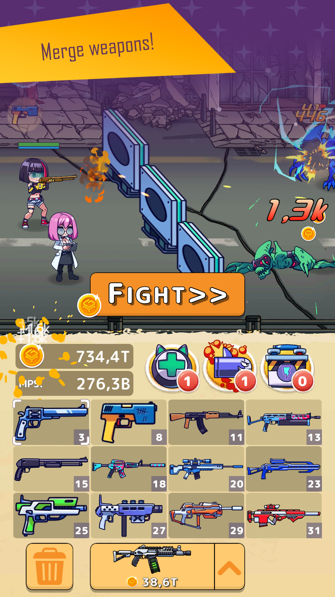 Kawaii Girls: Merge and Shoot by mirgan