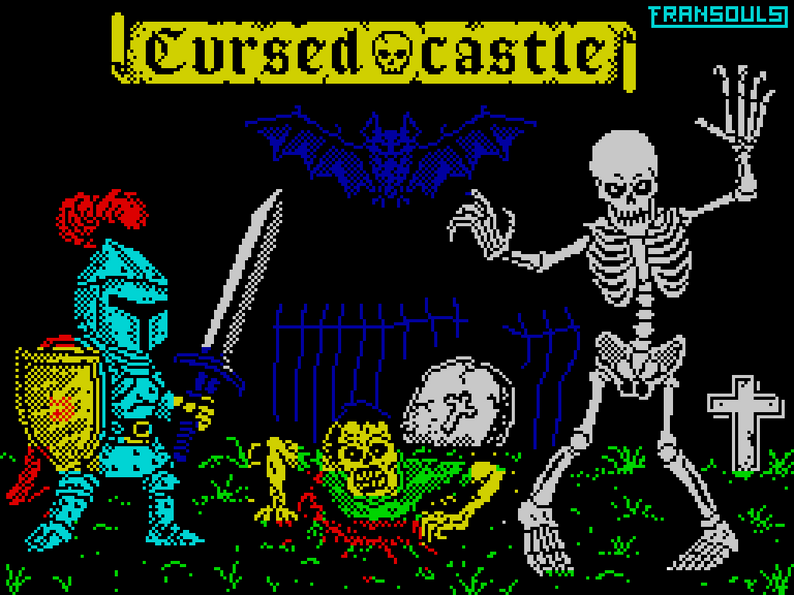 Cursed Castle - zx spectrum 48-128k by Fransouls
