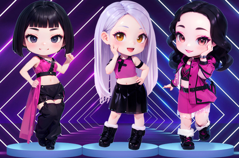 BlackPink Chibi Claw Machine by Dreamcatcherchaser