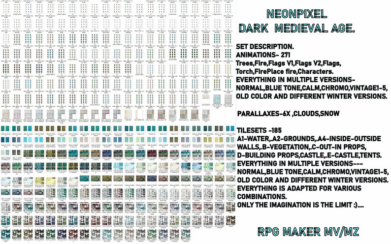 ALL-IN-ONE COLLECTION .RPG MAKER MV/MZ by NeonPixel