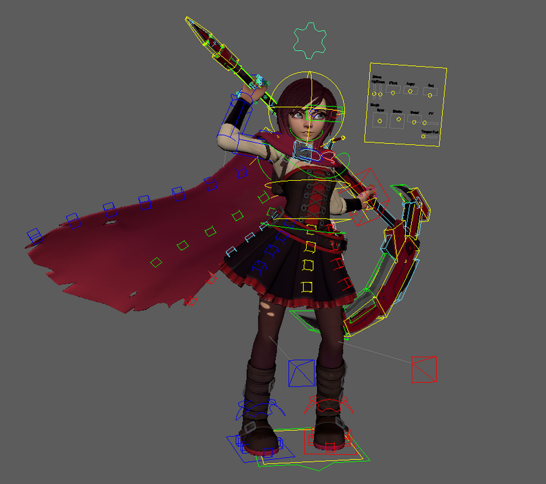 Game Ready Model - Ruby by Stoff