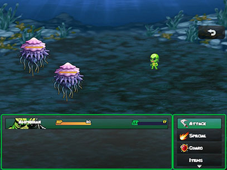 RPG Maker NPC Character Set - Amphibian by GalacticGod