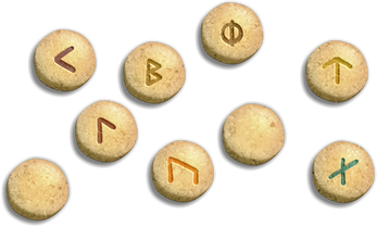Magic Runes Stones by moxica
