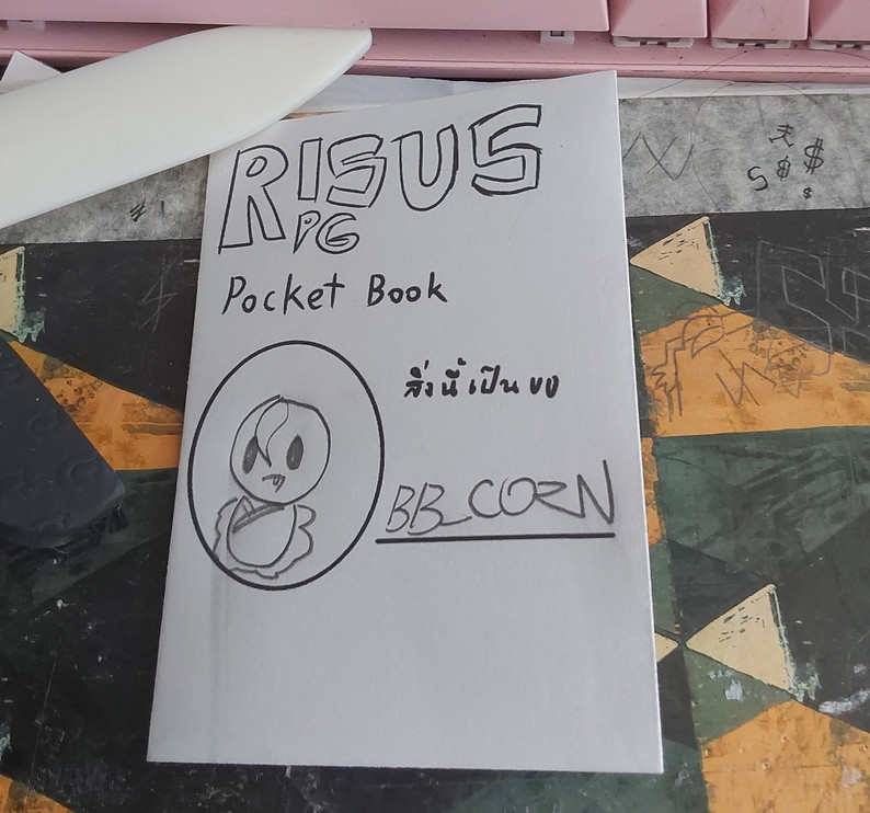RISUS RPG Pocket Character Book by BB_CORN