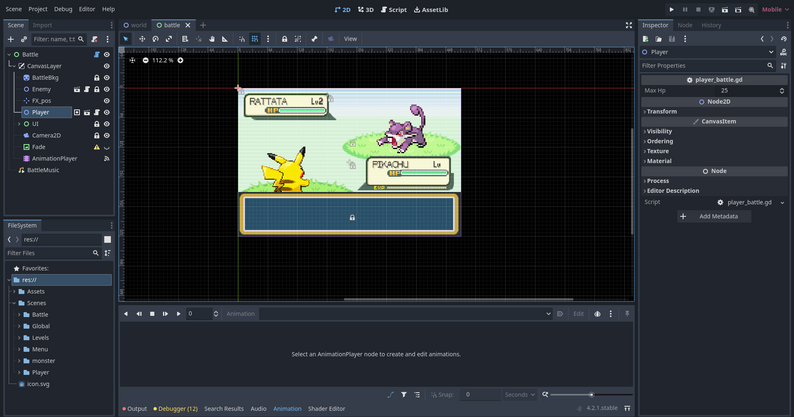 Pokemon Template Godot by RNB Games