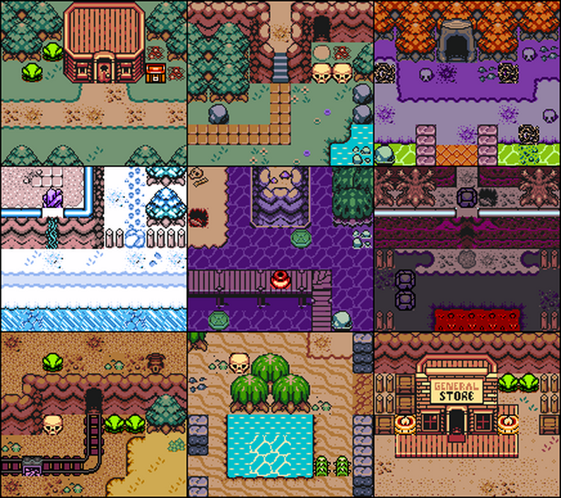 Shoe's Action Adventure Tiles by Shoehead