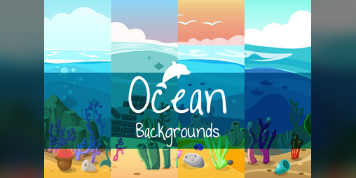Parallax Ocean Backgrounds by Free Game Assets (GUI, Sprite, Tilesets)