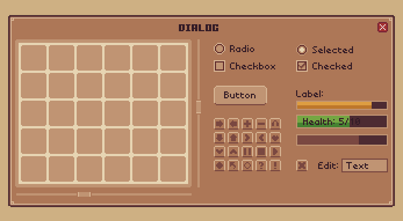 Adventure world GUI by 3blackpixels