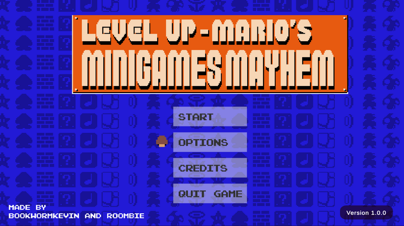 Level UP - Mario's Minigames Mayhem by BookwormKevin, Roombie
