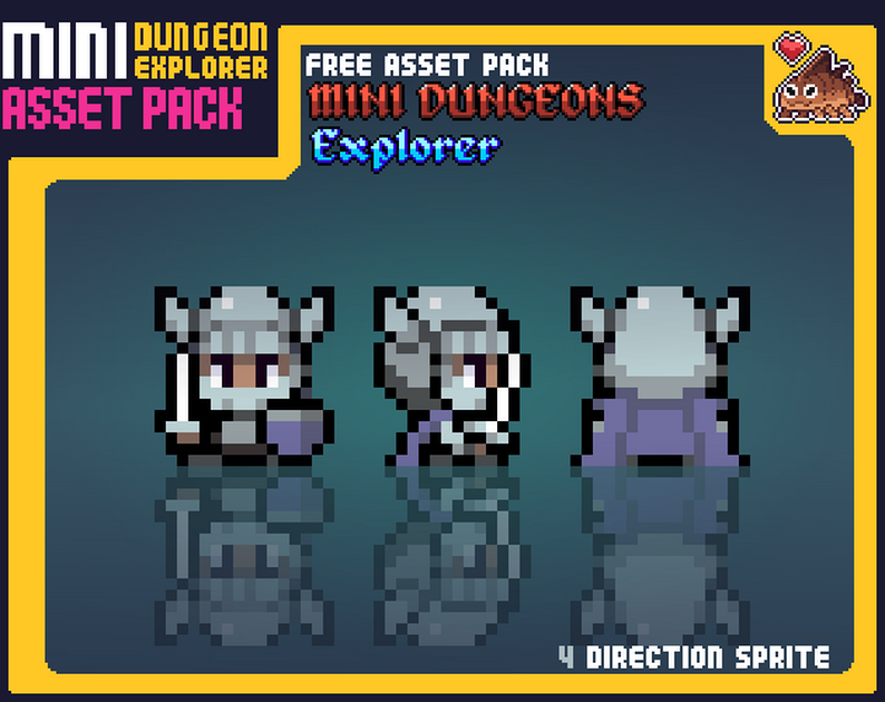 Free Mini Dungeon Explorer 16x16 by Beowulf