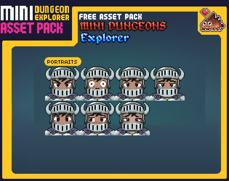 Free Mini Dungeon Explorer 16x16 by Beowulf