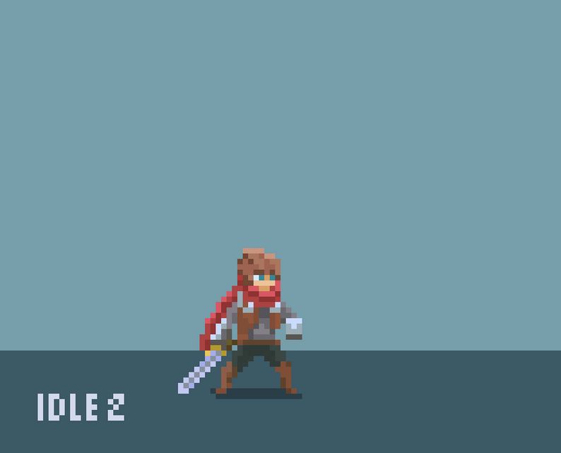 Animated Pixel Adventurer by rvros