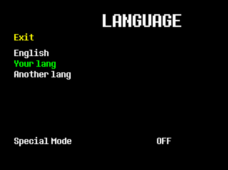 Undertale Yellow Translatable by Neprim