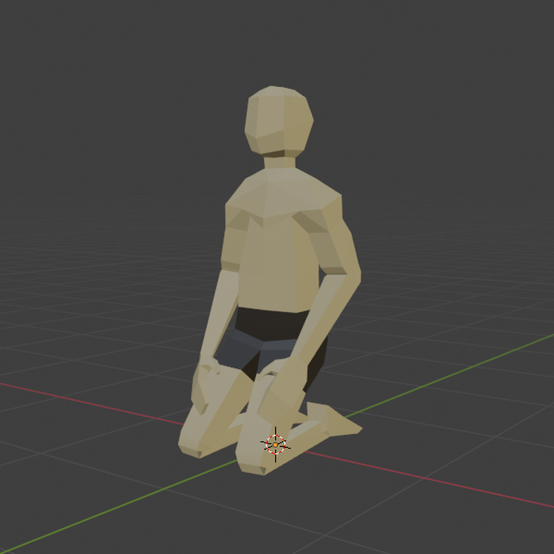 Low-Poly Character (Rigged) - 257 Verts Only by RedFoxster