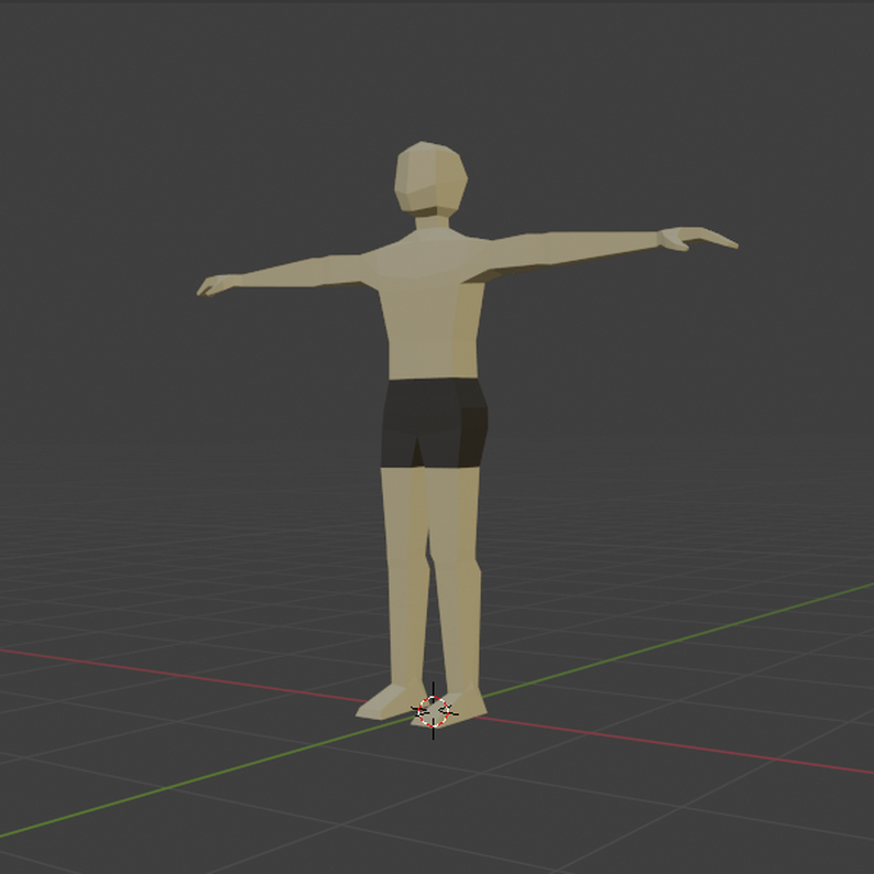 Low-Poly Character (Rigged) - 257 Verts Only by RedFoxster