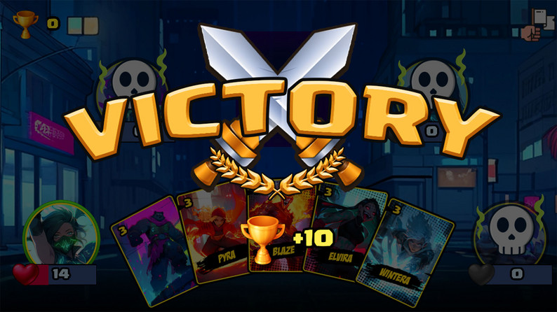 Cards Battle Royale Construct 3 Game Template by Tuga Studios